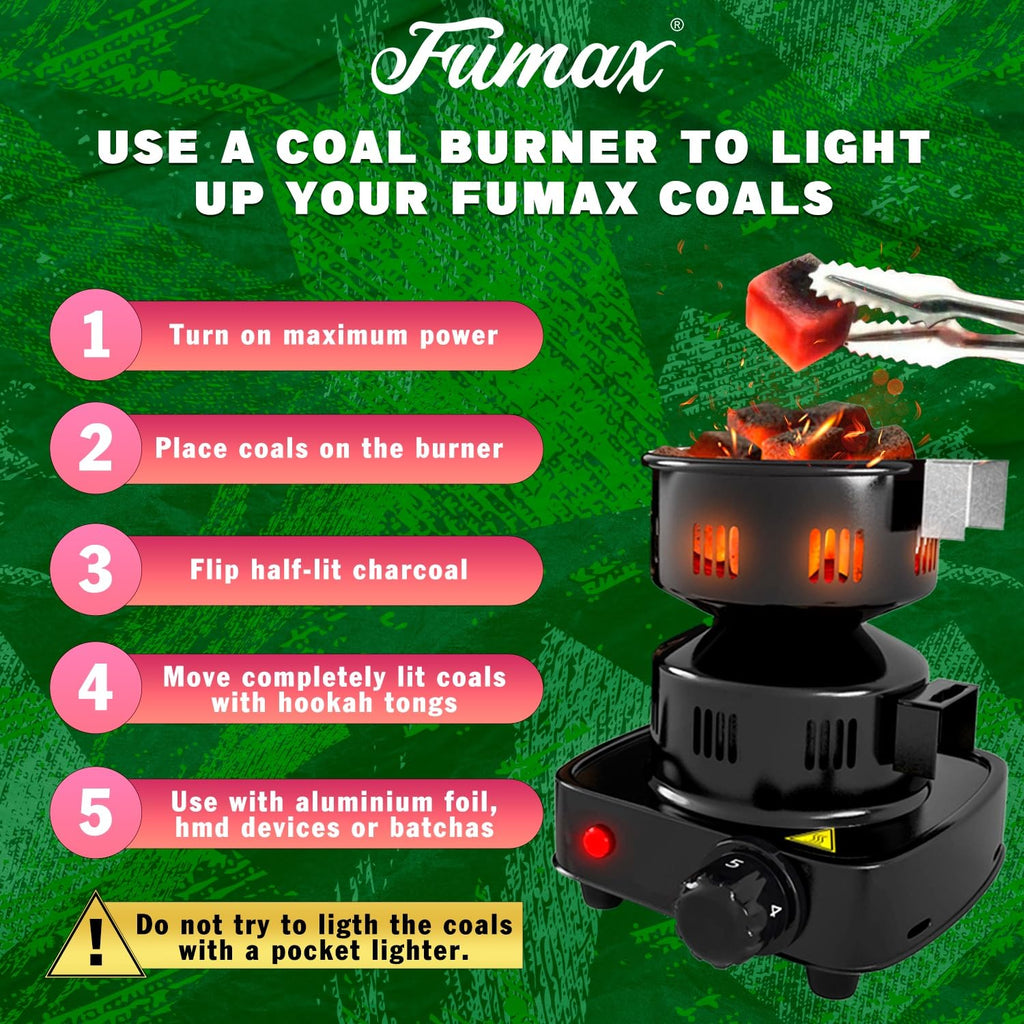 Fumax Charcoal | Hookah Junkie